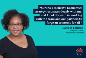 Danielle LeBlanc Appointed Program Officer, Inclusive Economies at the Surdna Foundation ...